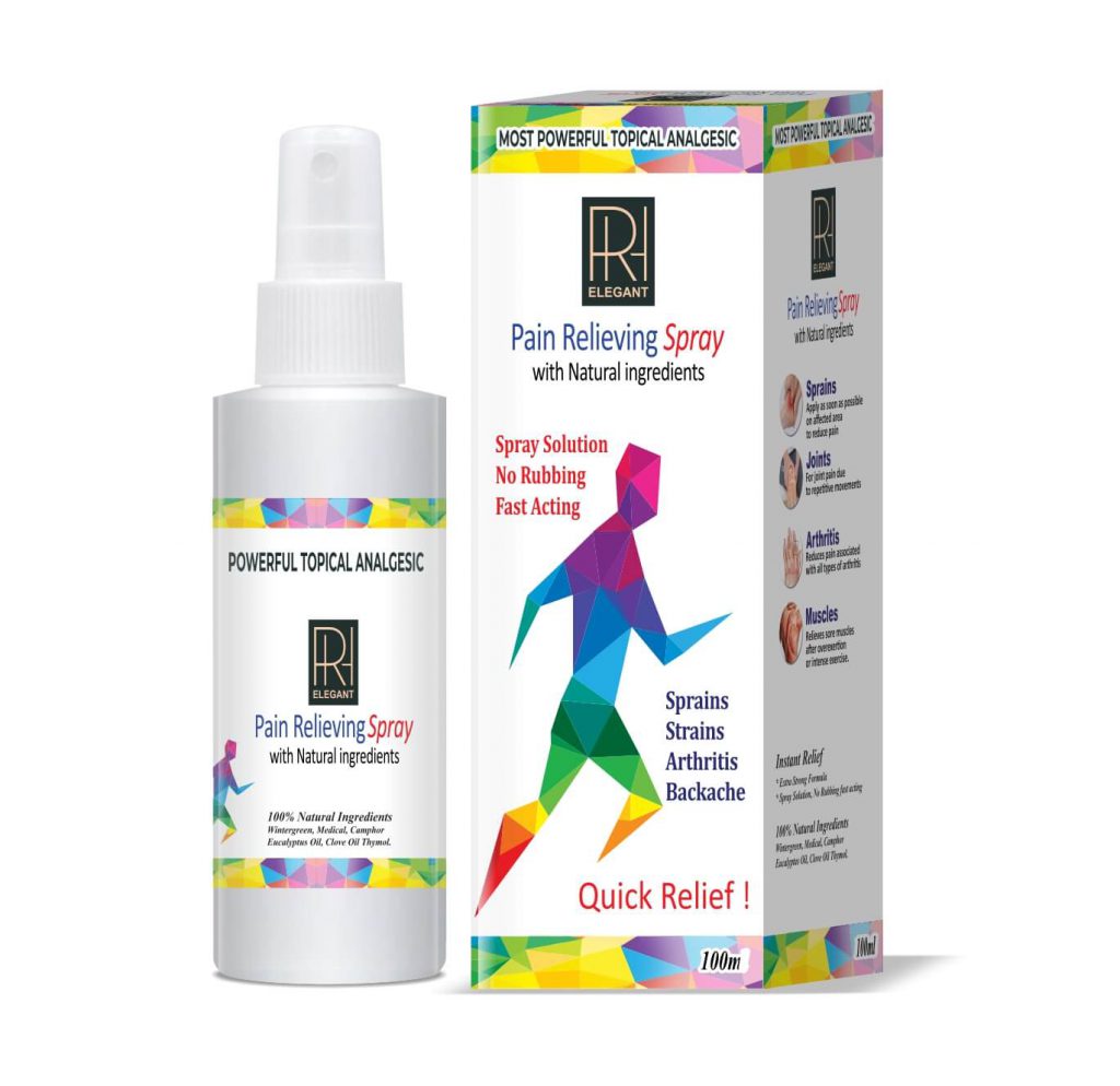 RH ELEGANT Pain Relieving Spray – Rhelegant
